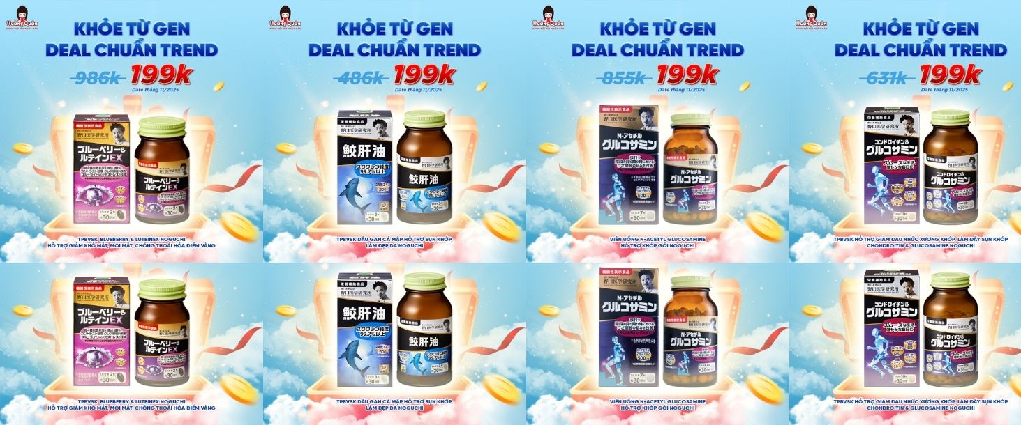 [CTKM] Chốt DEAL xịn – TPBVSK NOGUCHI chính hãng chỉ 199K!