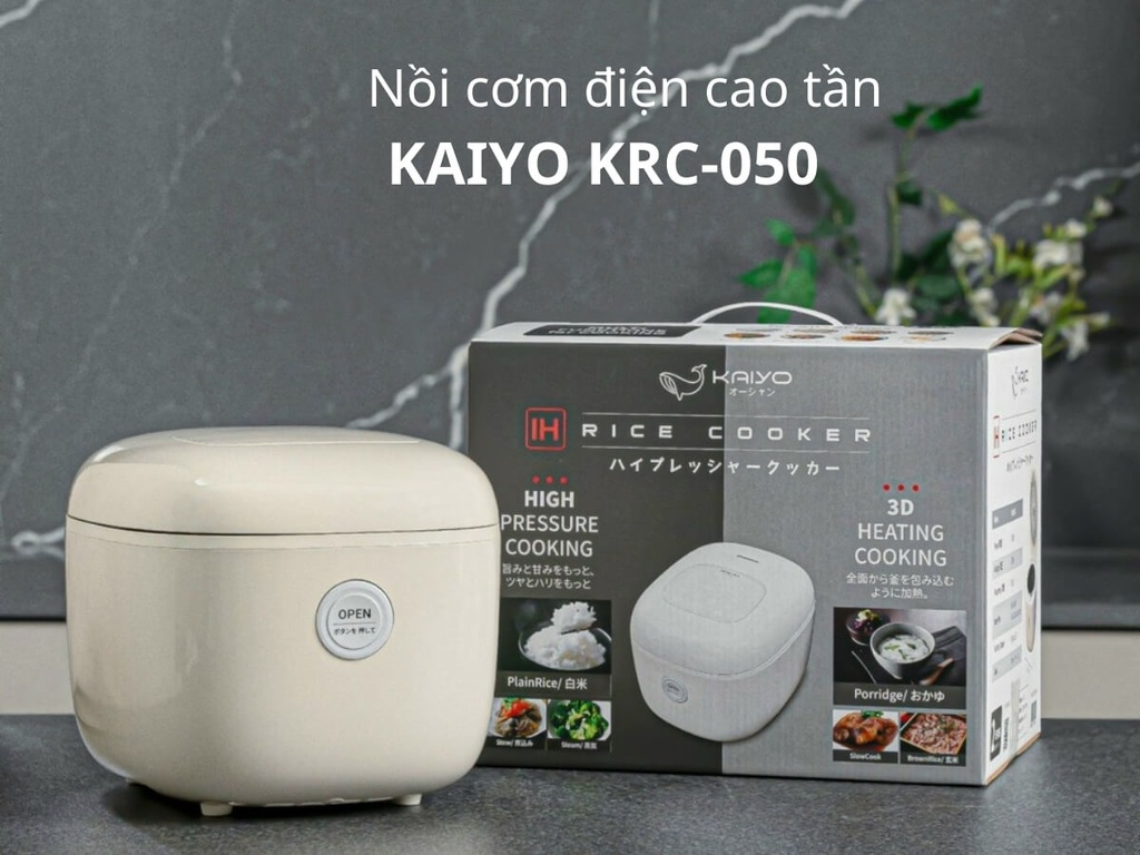 Nồi Cơm Điện Cao Tần IH Kaiyo 1L | Hàng Nhật Hoàng Quân