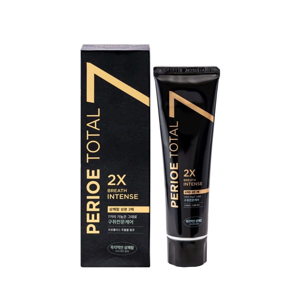 Kem Đánh Răng Perioe Total 7 Intense Refresh Cooling Toothpaste 120g (Màu Đen) | Hoàng Quân Hàng ...