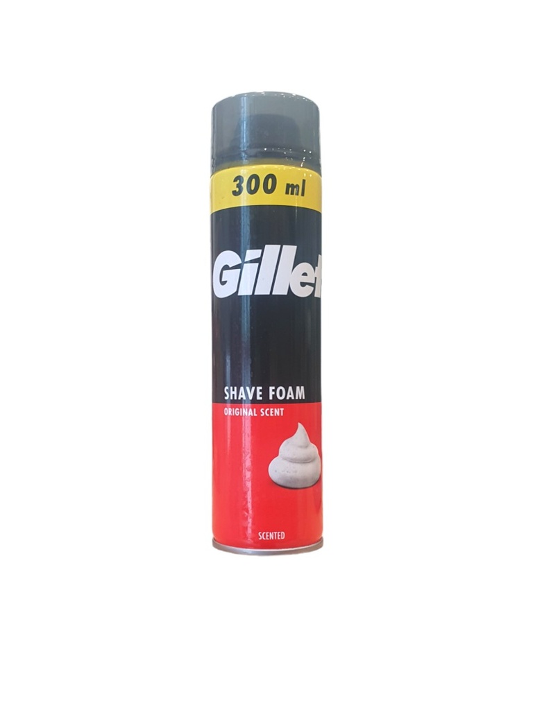 Bọt Cạo Râu Gillette Shave Foam Original Scent 300ml | Hoàng Quân Hàng Nhật